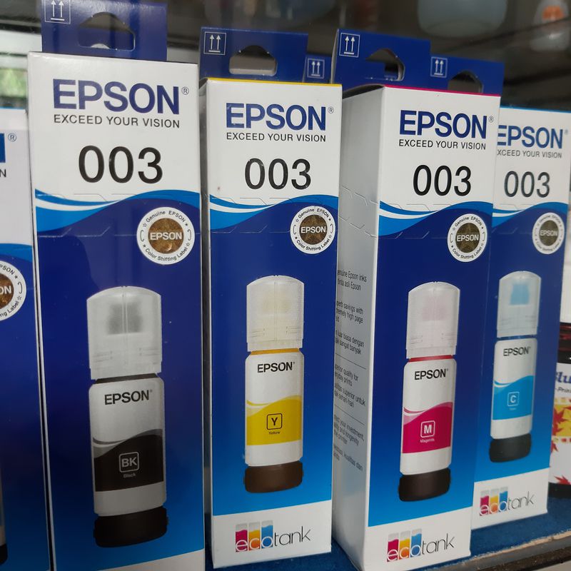 Tinta Printer EPSON 003 ORI 65ml - Black/Hitam
