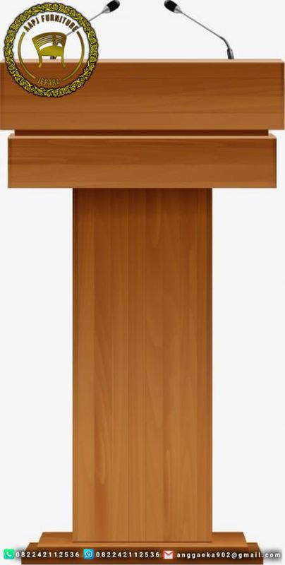 MEJA MIMBAR KAYU