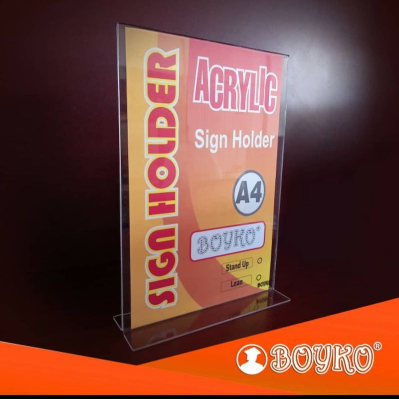 Stand Up Sign Holder A4