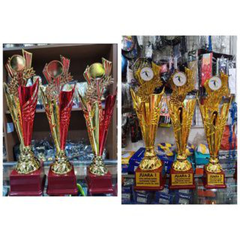 Trophy Bahan Logam - Tinggi 75cm