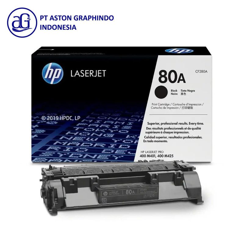 (Pre-Order) HP Toner CF280A Black Original for HP LaserJet Pro 400 M401/M425/M401n