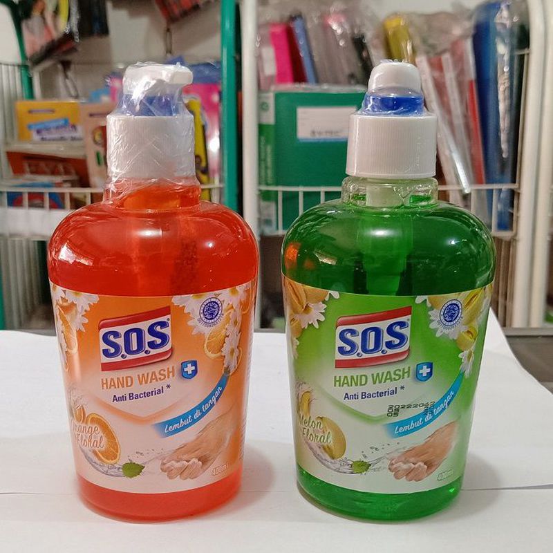 Sabun Cuci Tangan SOS - Botol Pompa 400 ml