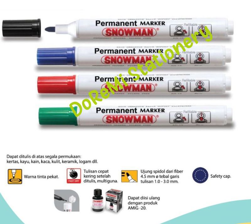 Spidol Permanen original