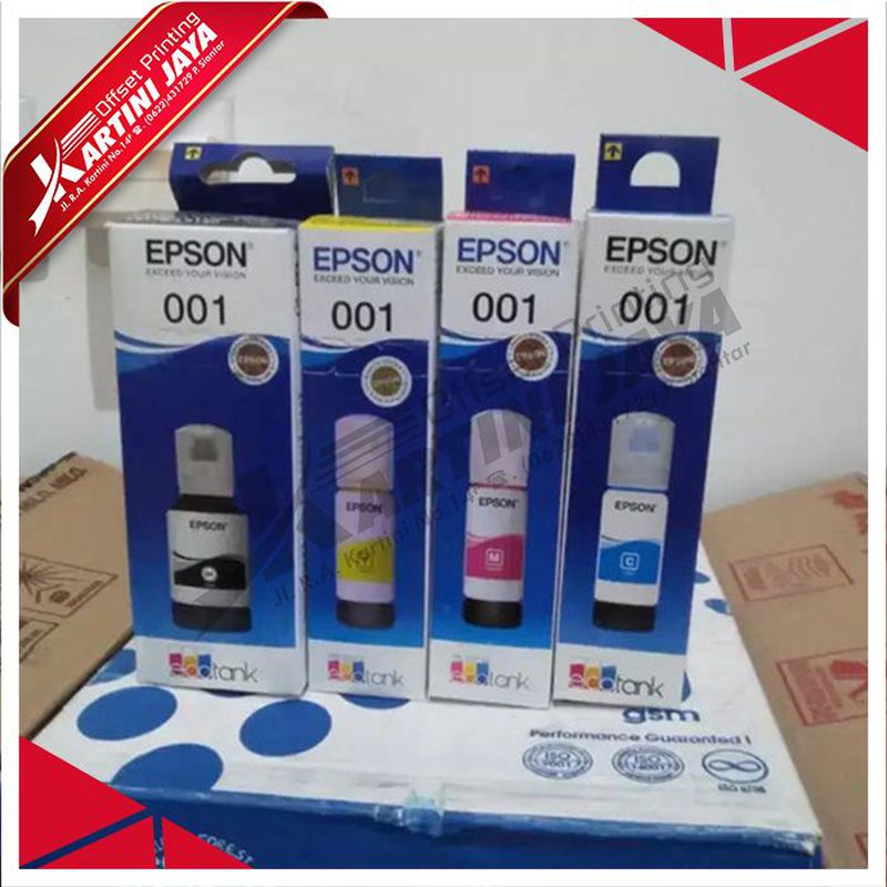 TINTA PRINT EPSON 001 CMYK