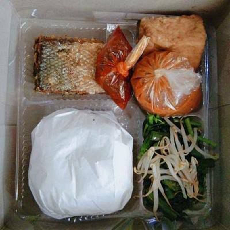 Nasi Kotak menu pecel