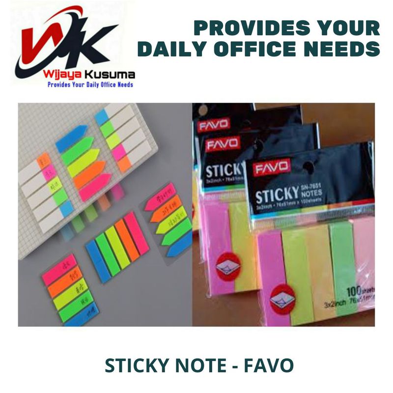 Sticky Notes FAVO - Besar