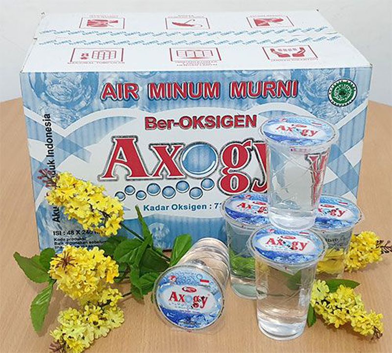 Air Axogy (Air Minum Kesehatan) cup 240 ml