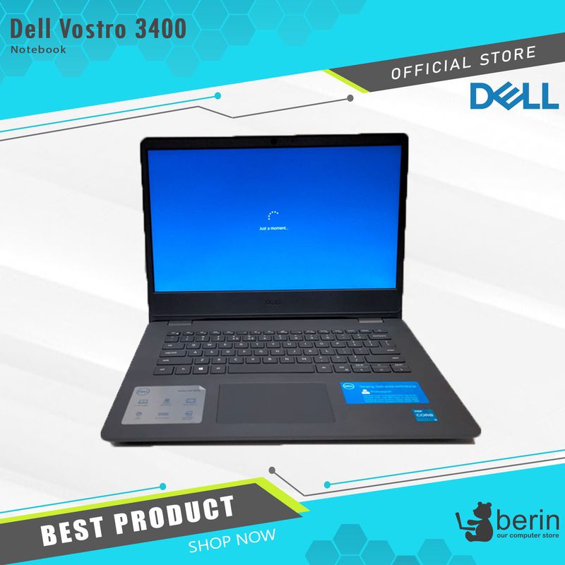 NB DELL VOSTRO 3400 CORE I3-1005G1 4GB RAM SSD + HDD Windows 10 + OHS 2021