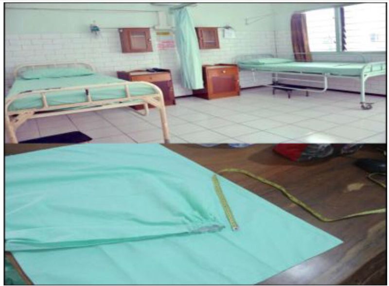 SPREI RUMAH SAKIT UKURAN 200CM X 90CM X 15CM