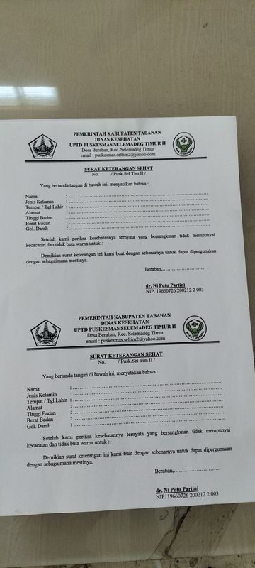 CETAK BLANGKO SURAT HVS F4 / A4 1 RIM 1 SISI