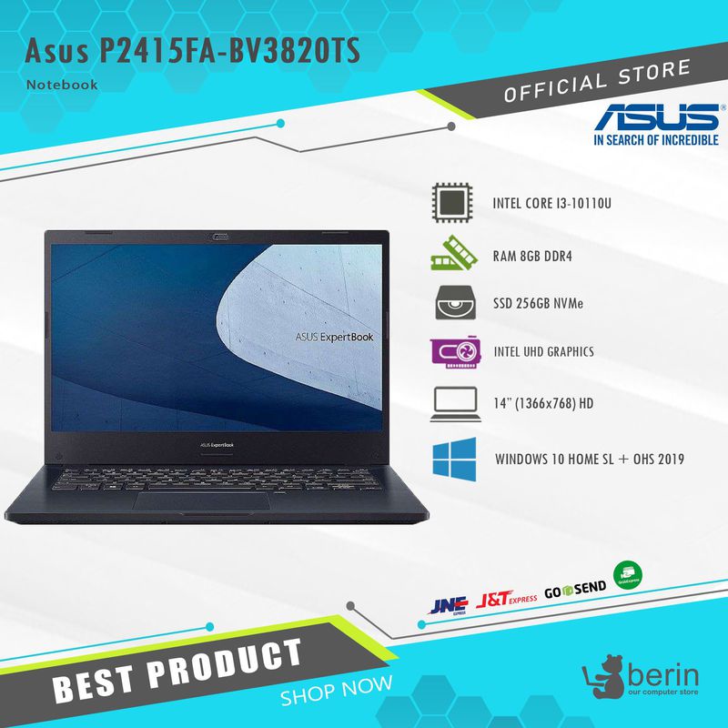 NB Asus ExpertBook P2451FA EK3820TS - I3-10110U 8GB 256GB 14 Inch ...