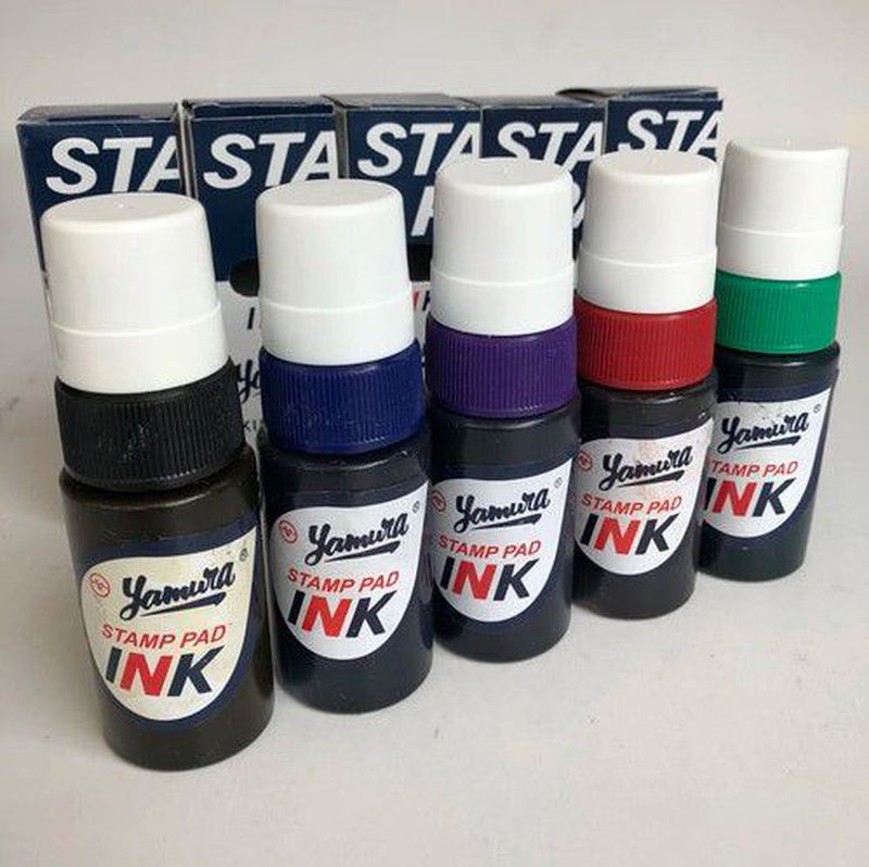 Tinta Stempel Yamura Besar (King Size) - Merah