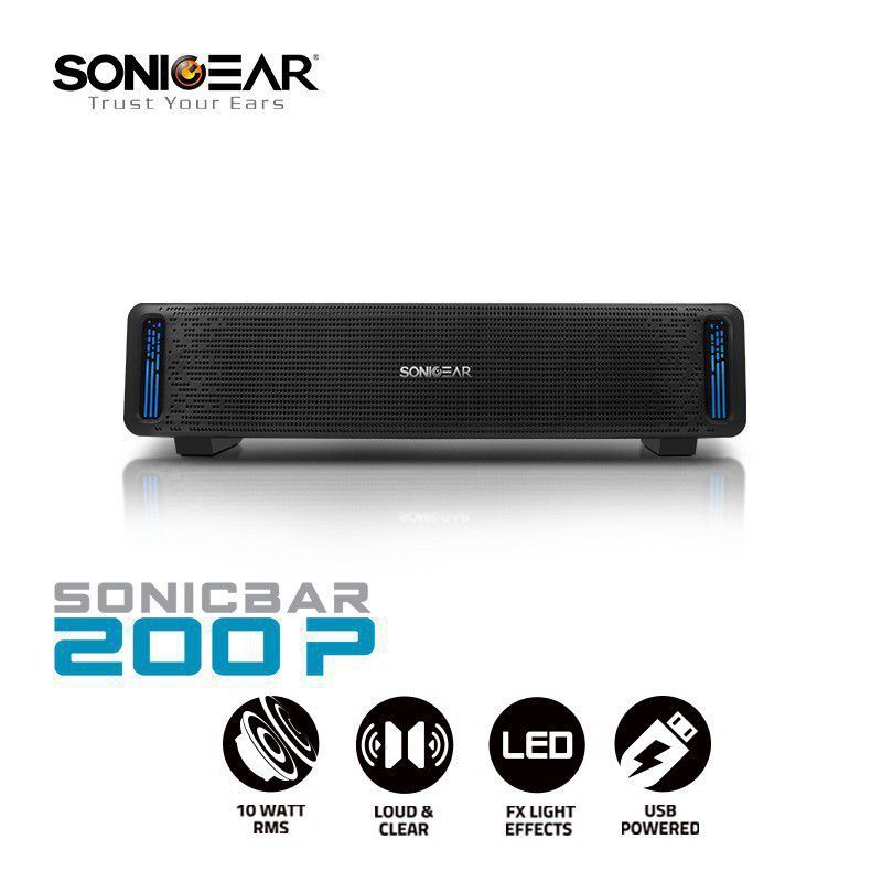 Speaker sonicbar 200p Hitam