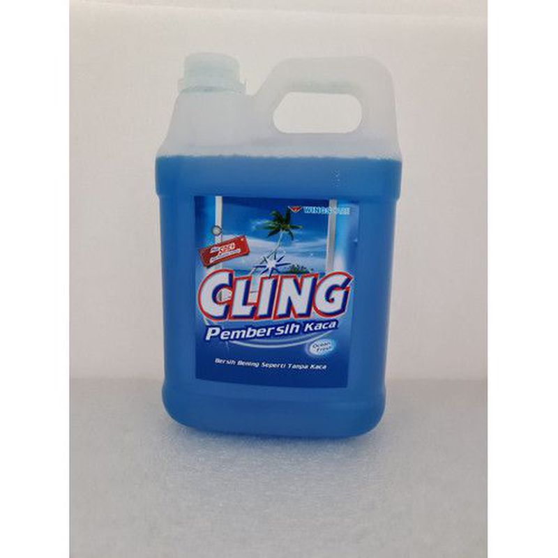 Cling Pembersih Kaca OCEAN FRESH Jerigen 4 Liter | Cling 4Liter 4000ml