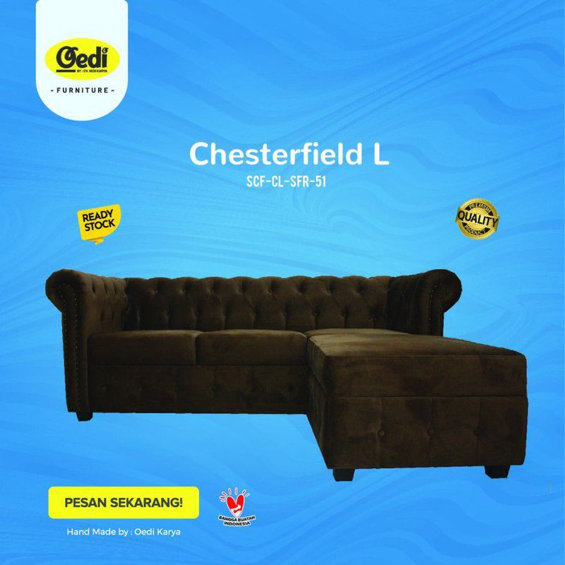 Chesterfield L - Silver