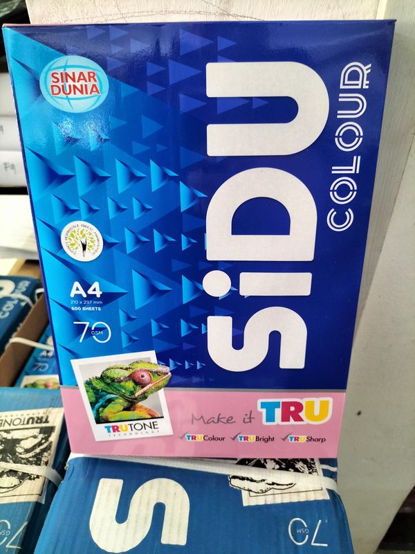 Kertas HVS WARNA PINK SIDU A4 70 GSM