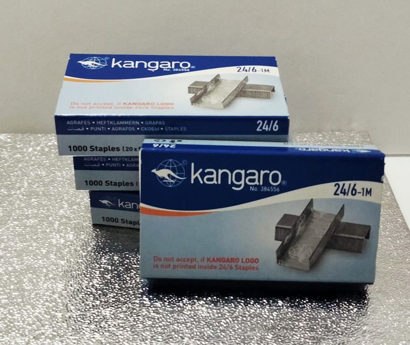 Isi Stapler (Staples) No. 24/6 / No. 24/6-1M Kangaro [Kotak Kecil]