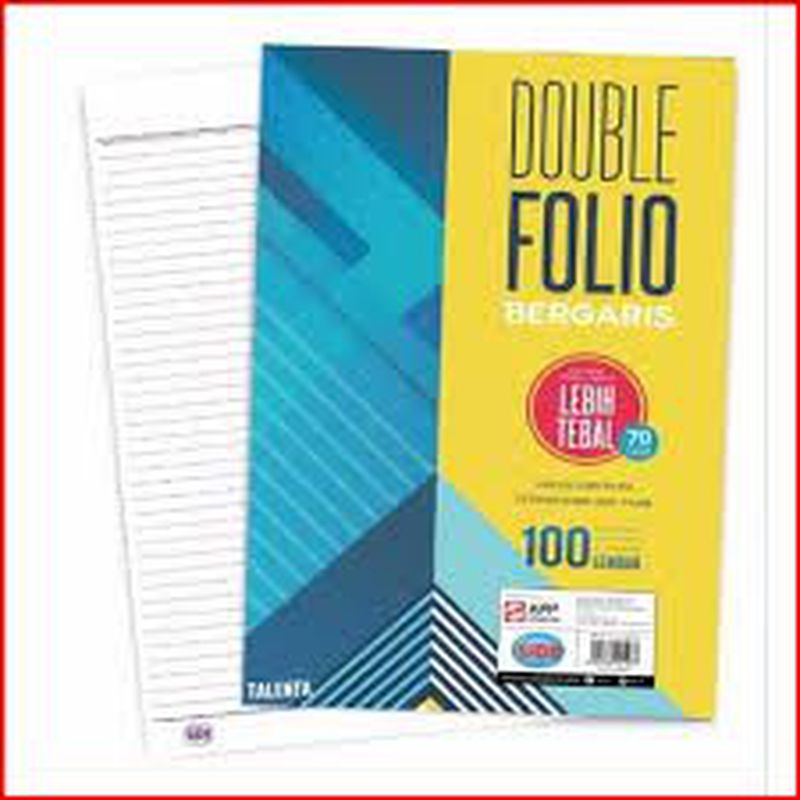 Kertas Folio Garis isi 100 SIDU
