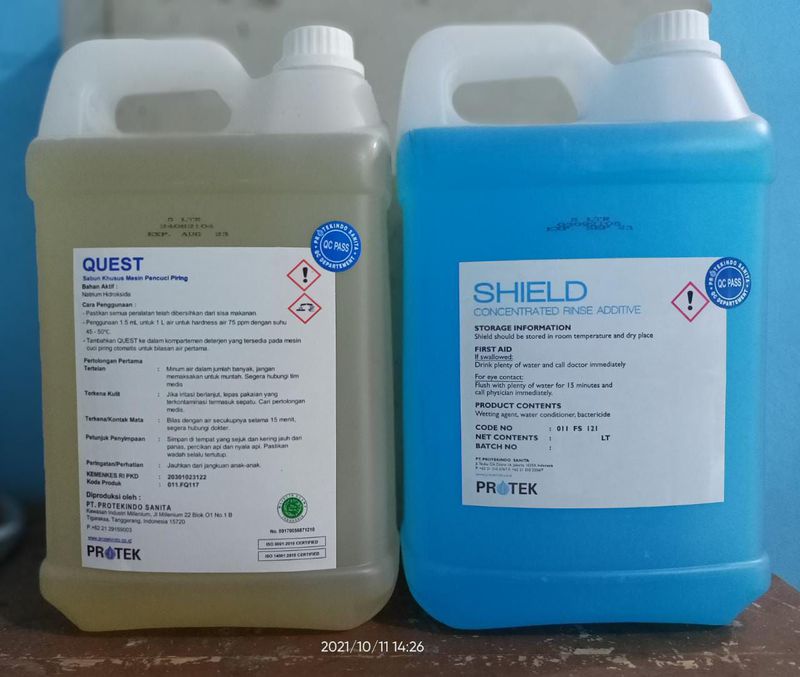 SABUN MESIN CUCI PIRING (SABUN DISHWASHER) PROTEK - QUEST