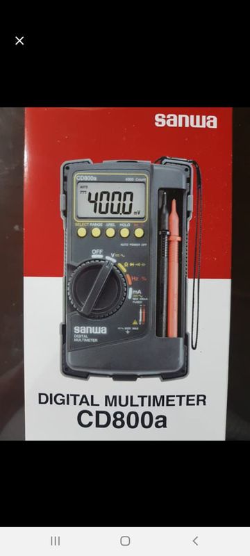 Sanwa Avometer Digital Multimeter CD800a