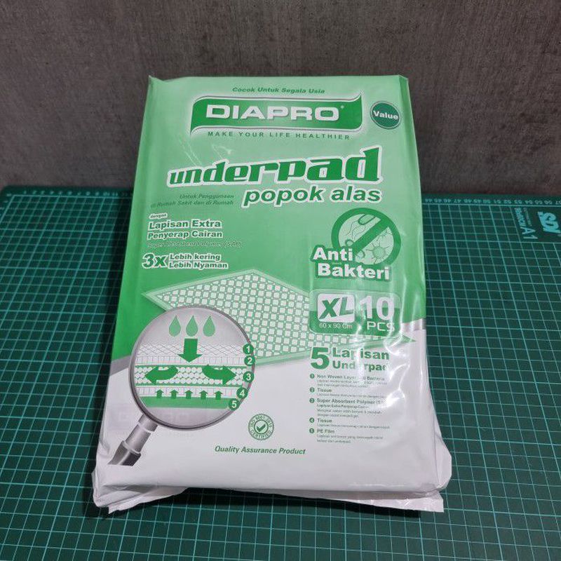 DIAPRO DIAPRO UNDERPAD POPOK ALAS