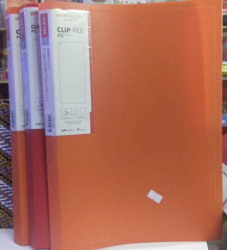 Map Plastik Jepit Folder