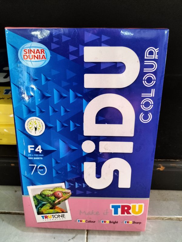 Kertas HVS WARNA PINK F4 70 GSM