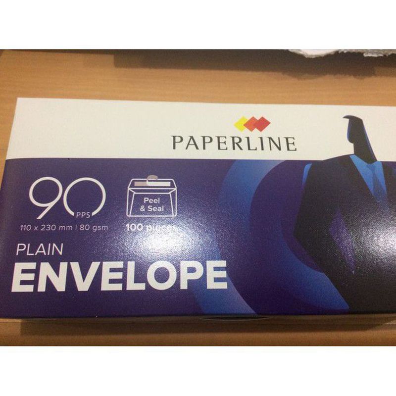 Amplop Paperline 90 PPS putih polos