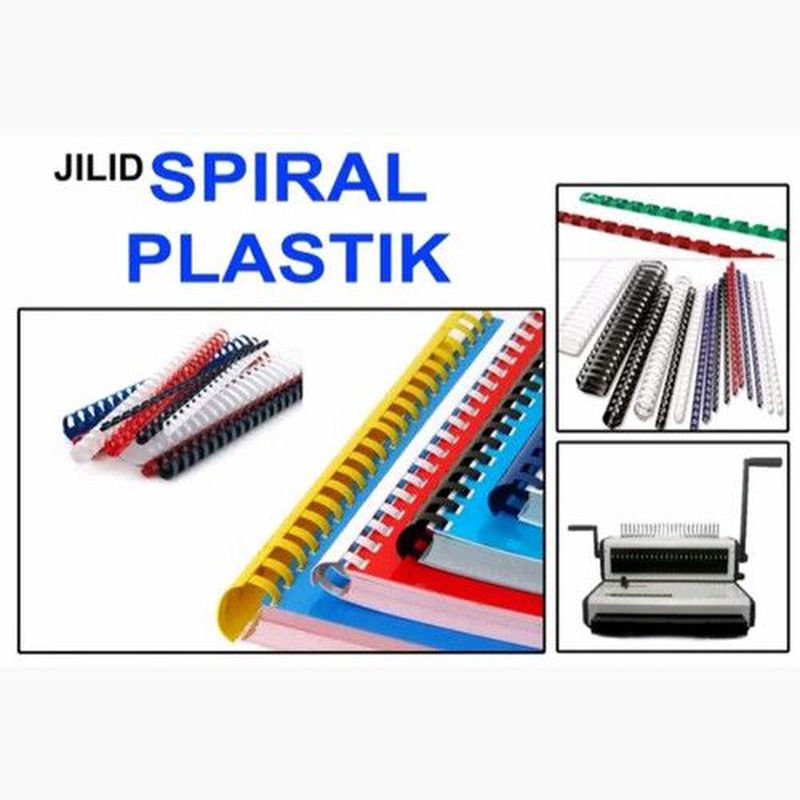Jilid Spiral Plastik ukuran Besar