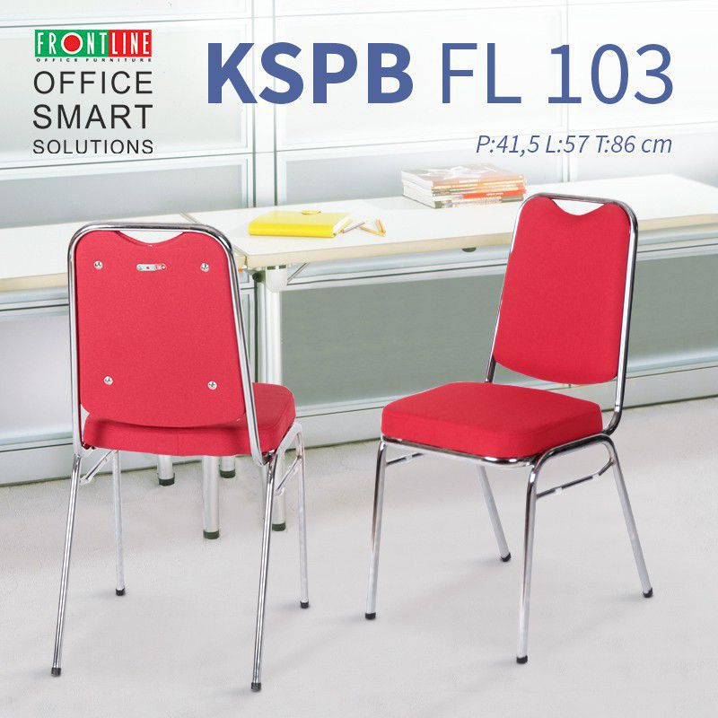 Kursi Kantor Frontline KSPB FL103 - Merah