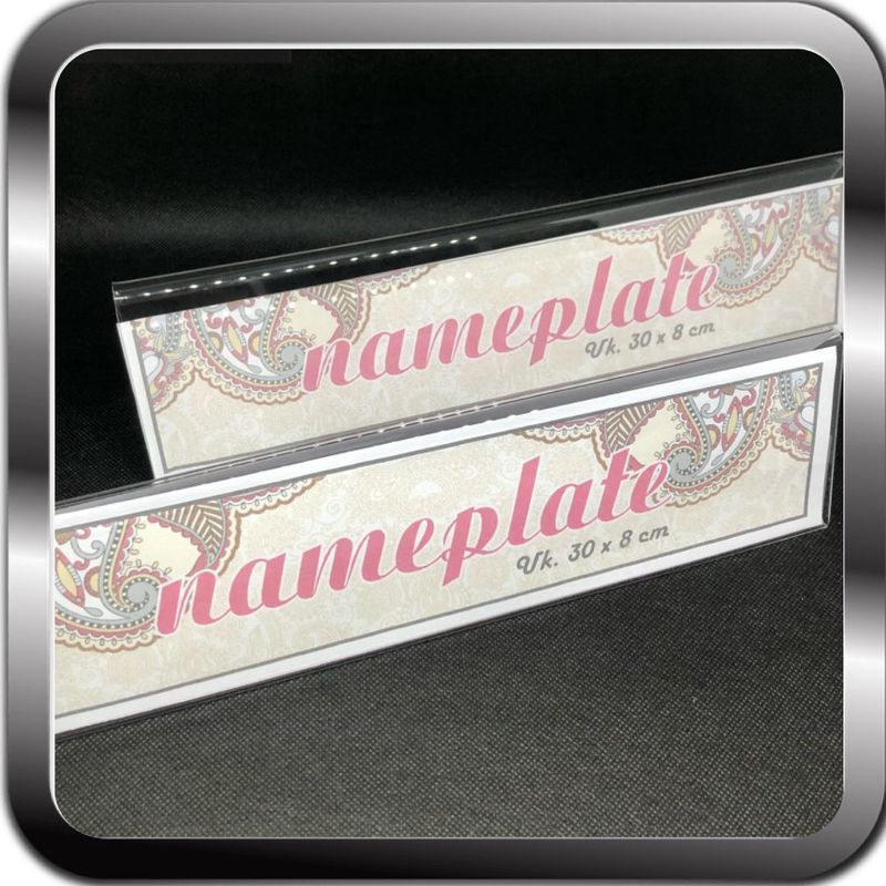 name plate papan nama meja - Plate 3