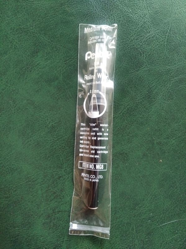 Refill Isi Pulpen Bolpoin Pentel MG8 Rolling Writer