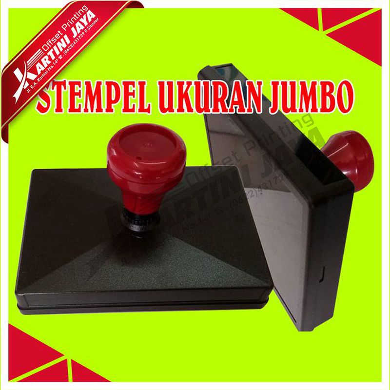 CETAK STEMPEL FLASH (OTOMATIS) PARAF UK JUMBO