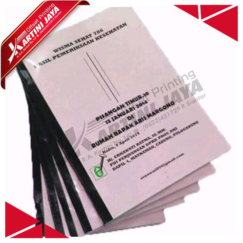 JILID BIASA (KERTAS JERUK+PLASTIK MICA+LAKBAN) 150-200 LBR