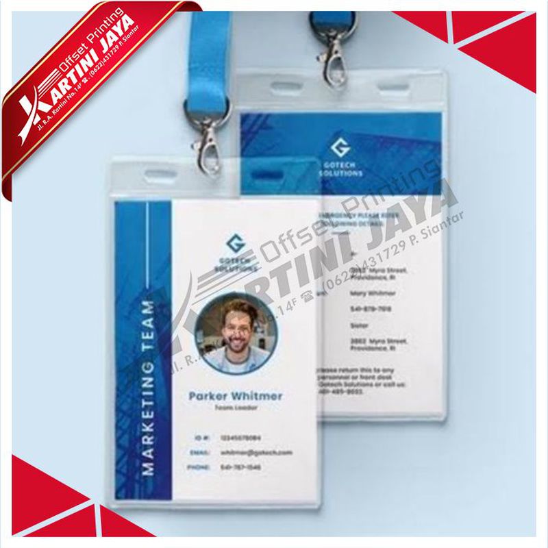 CETAK ID CARD COMPLETE PVC CARD 9X5,5