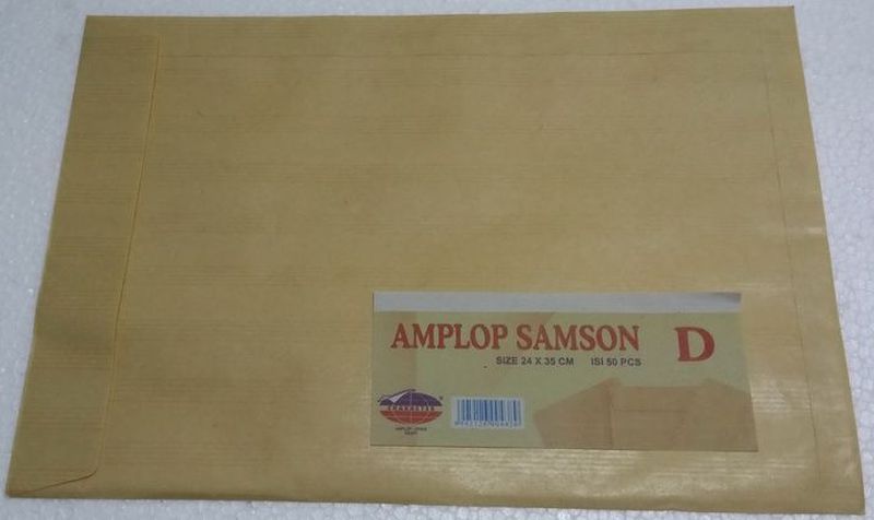 AMPLOP COKLAT POLOS SAMSON D