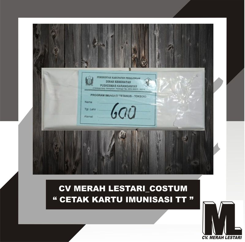 CETAK KARTU IMUNISASI TETANUS TOKSOID