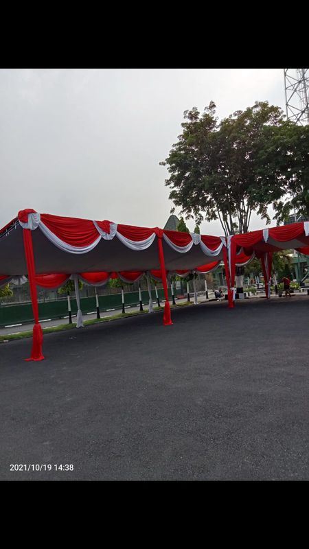 Tenda Acara dekor, uk 6 x 6 m