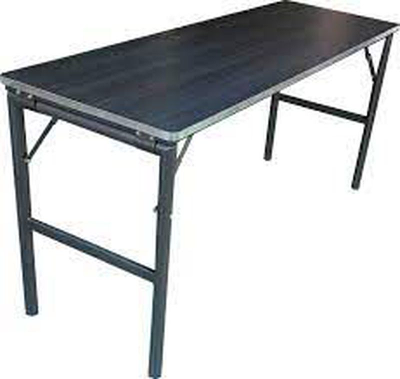 Meja Lipat Besi Hollow 150x50x75 HPL