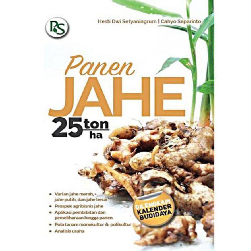 PANEN JAHE 25 TON/HA DILENGKAPI KALENDER BUDIDAYA