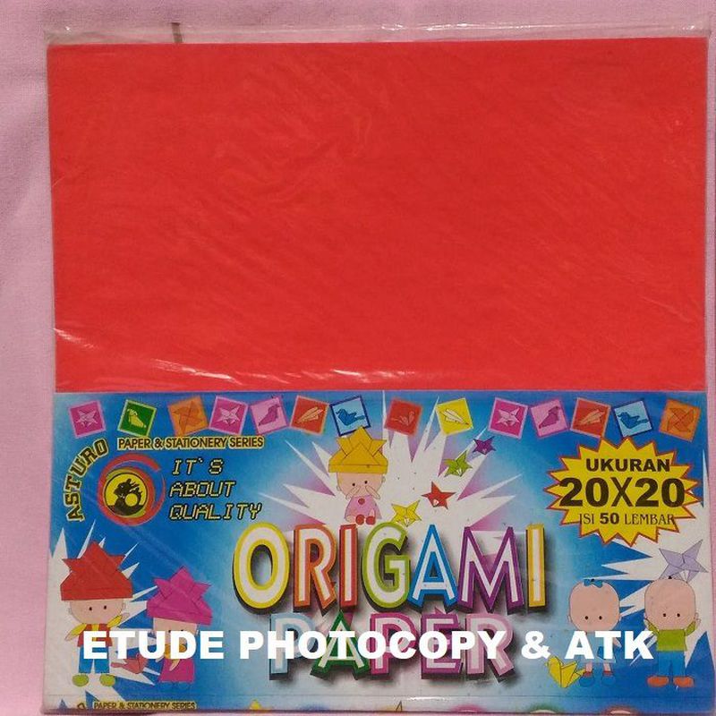 Kertas Origami Ukuran 20 x 20