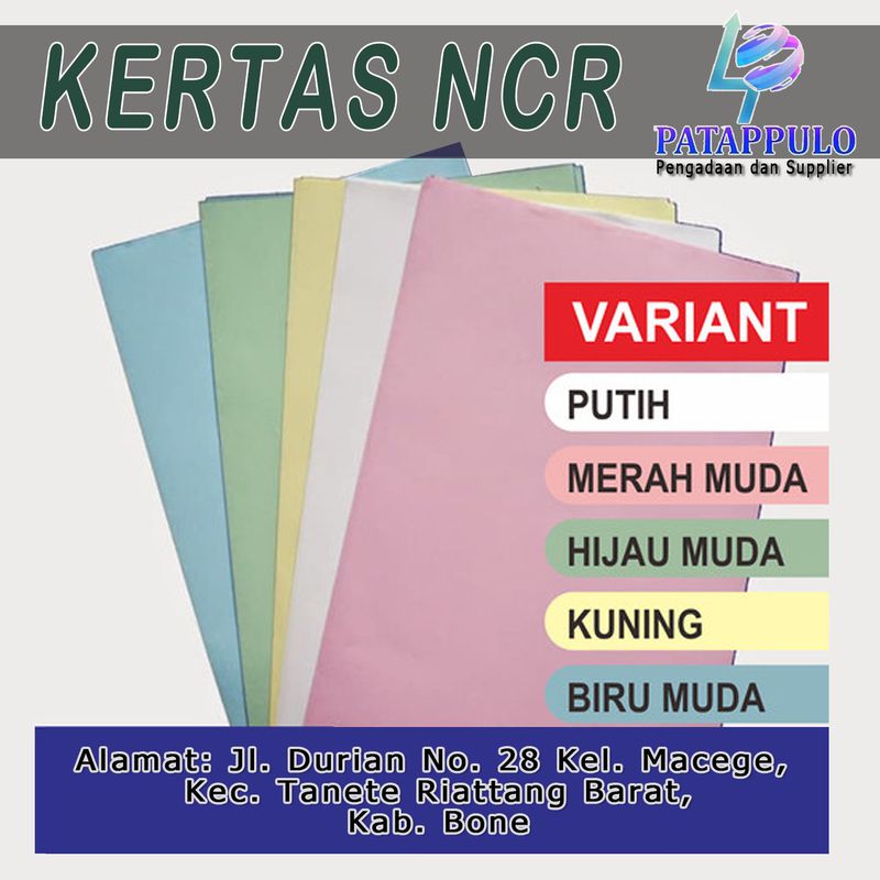 Kertas NCR_Middle Sheet/ CFB_F4 - Putih