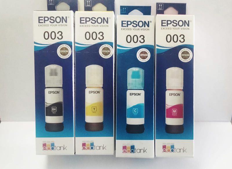 Tinta Printer Epson 003 (C, M, Y, Bk) 65 ml - Cyan