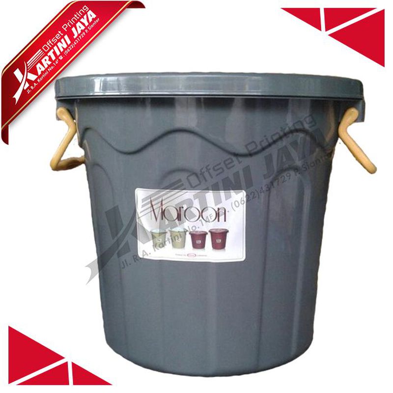 EMBER PLASTIK TUTUP BESAR (80 LTR)
