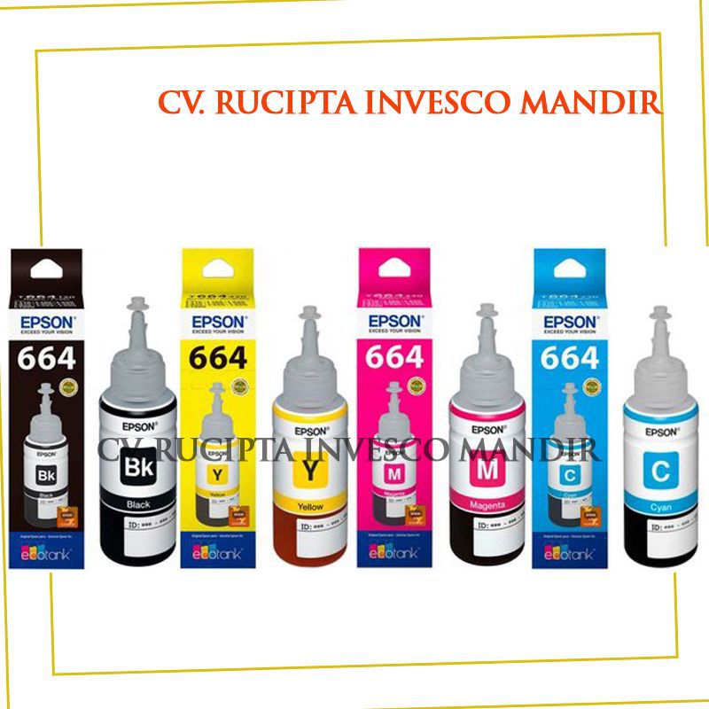 Tinta Epson 664 Original - Black