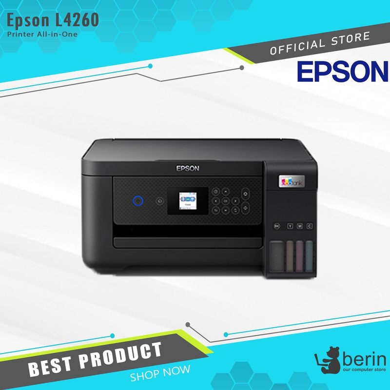 PRINTER Epson EcoTank L4260 A4 Wi-Fi Duplex All-in-One Ink Tank Printer