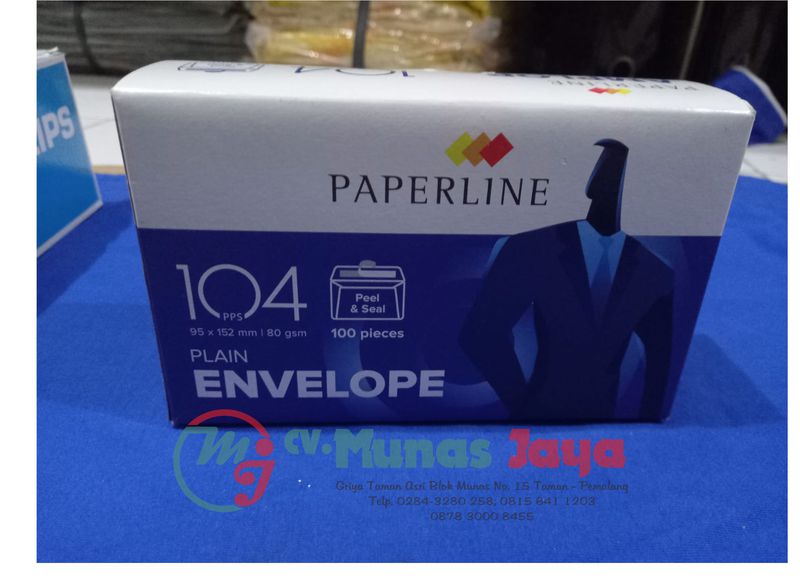 AMPLOP PAPERLINE PUTIH - 90 PPS
