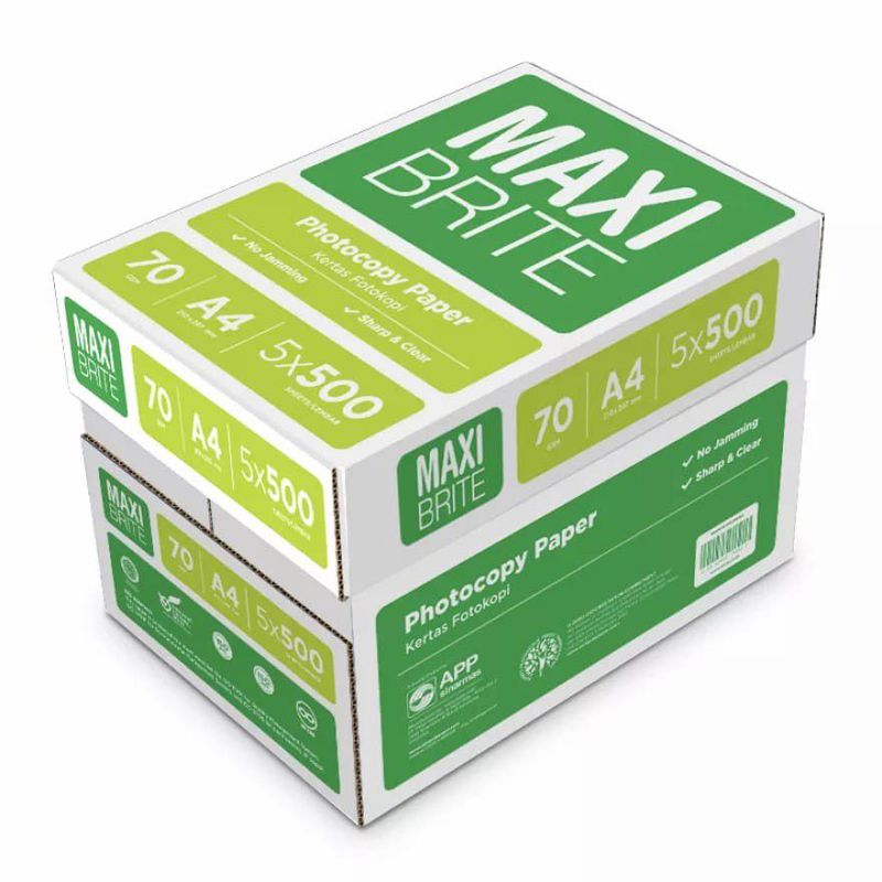 Kertas HVS Maxi Brite A4 70 Gsm (Box)