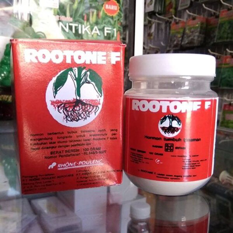 ZPT Rootone F 100gr Obat Hormon Pertumbuhan Akar Tanaman Stek Cangkok