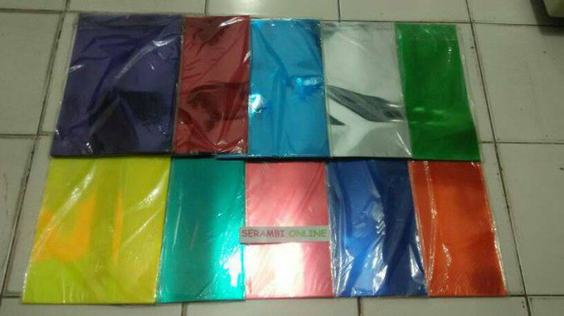 plastik cover / lembar - Hijau
